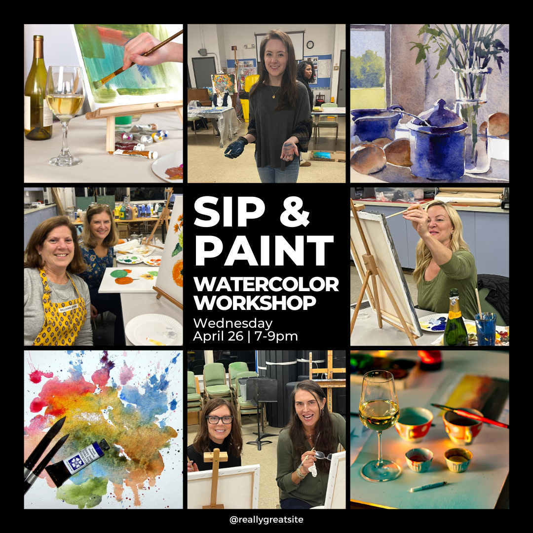 Sip and Paint Watercolor Workshop - Darien Chamber Of Commerce