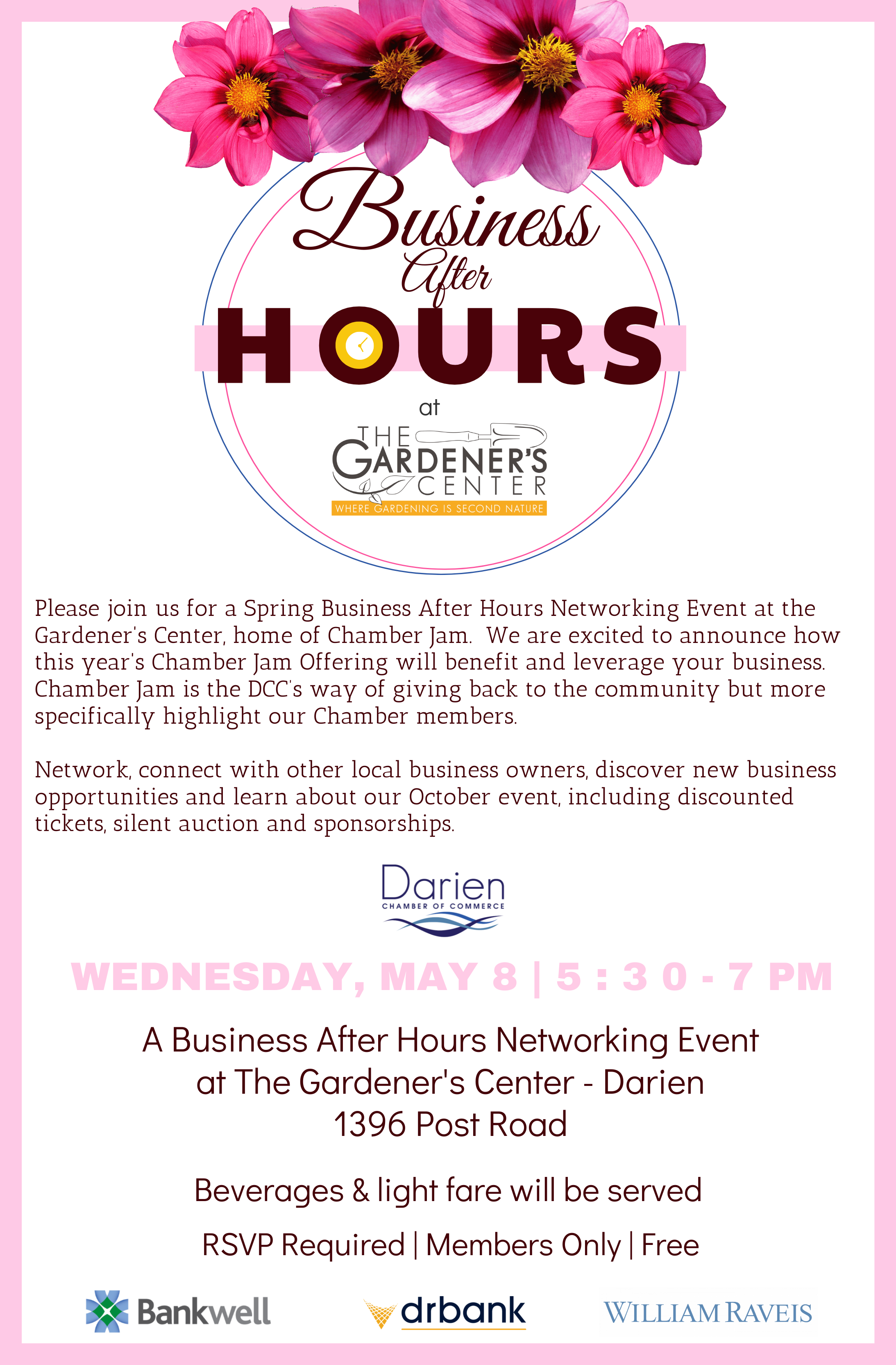 DCC Business After Hours Networking Event - Darien Chamber Of Commerce DCC Business After Hours Networking Event - Darien Chamber Of Commerce