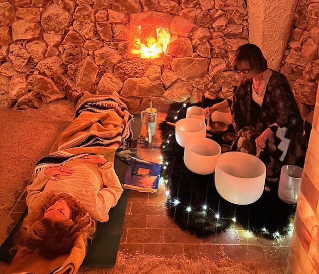 RESTORATIVE YOGA WITH SOUND BATH BY CAROL OF HARMONY YOGA AND DIANE OF ...