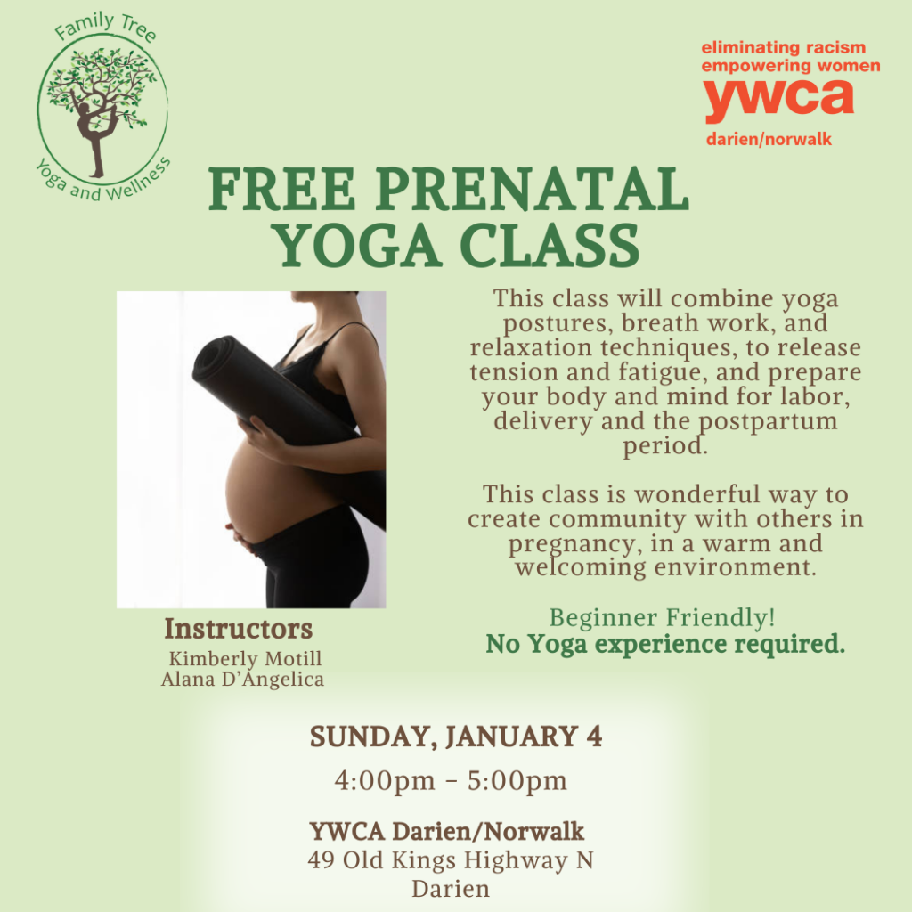 Free Prenatal Yoga Class From Family Tree Yoga - Darien Chamber Of Commerce